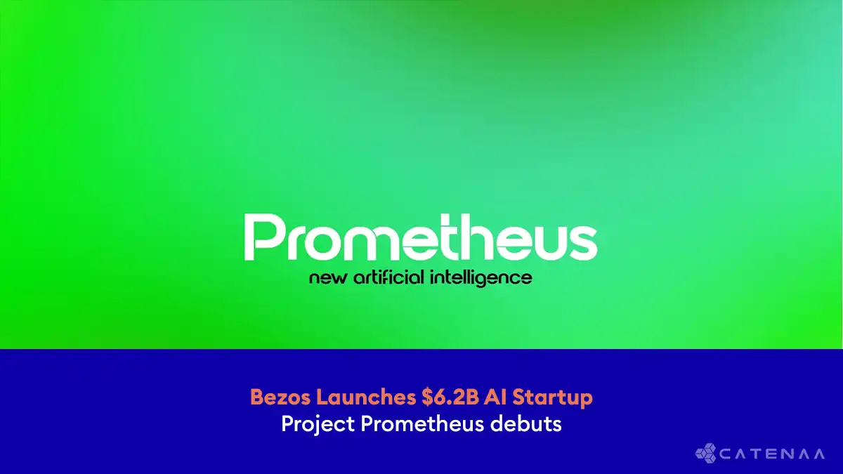 Bezos Launches $6.2B AI Venture Prometheus
