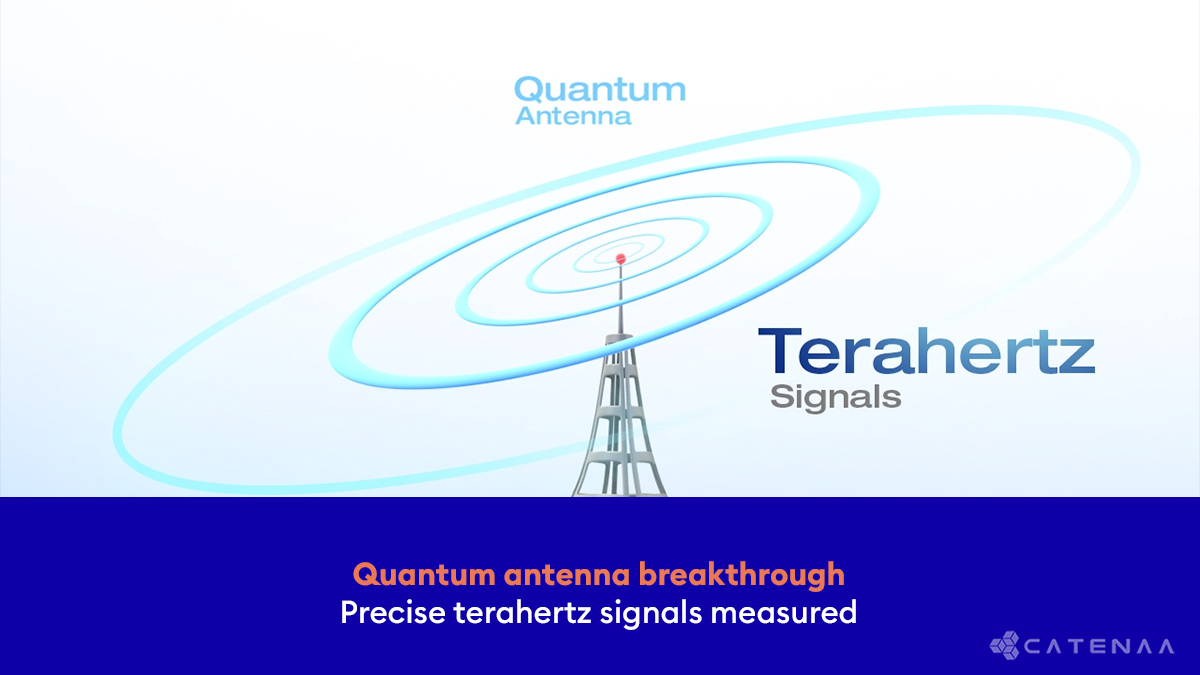 Quantum Antenna Measures Terahertz Signals