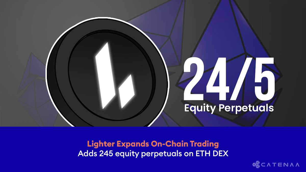 Lighter Adds 24/5 Equity Perpetuals on Ethereum DEX