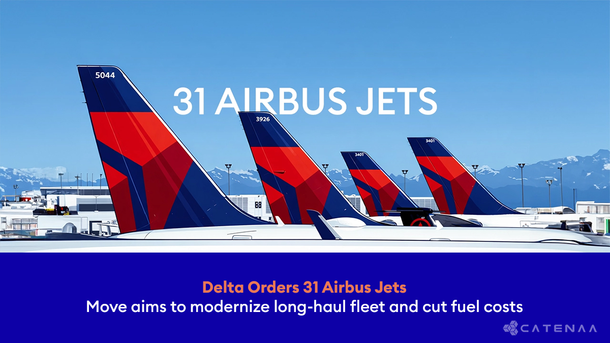 Delta Orders 31 Airbus Jets for Fleet Upgrade